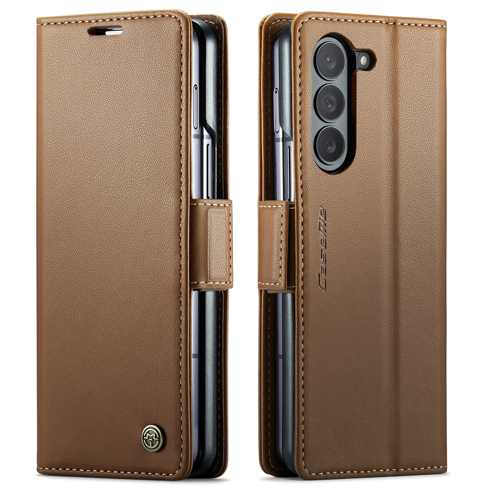 Magnetic-Durable-PU-Leather-Phone-Case-for-Samsung-Galaxy-Z-Fold-5 ...