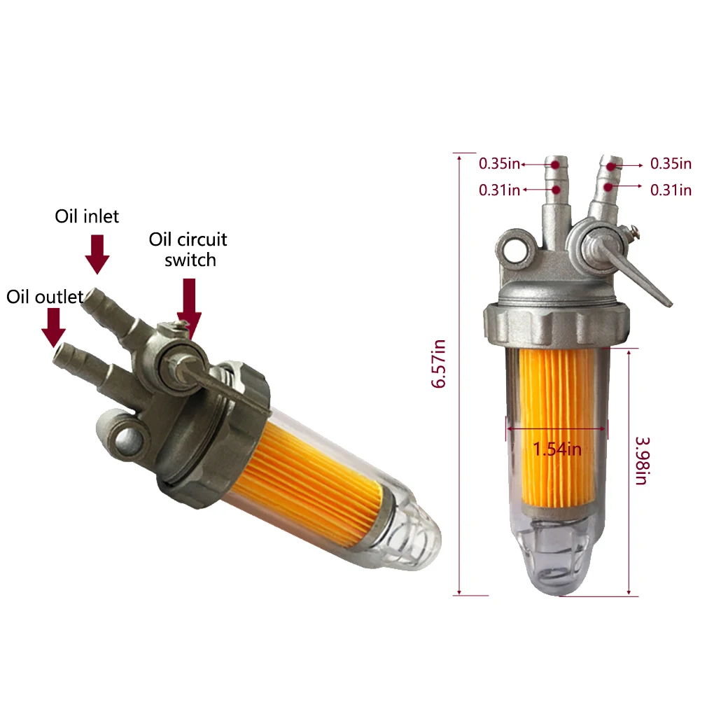 Fuel Generator Filter Portable Replacement Part Quiet Running 5KW ...