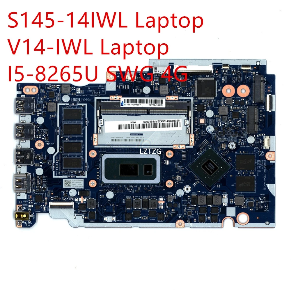 Motherboard For Lenovo ideapad S145-14IWL/V14-IWL Laptop Mainboard I5 ...