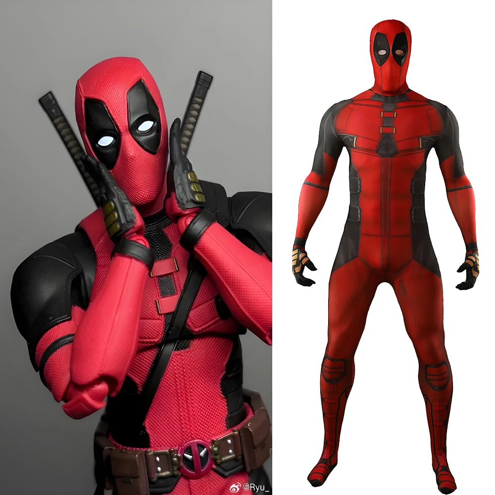 Deadpool 3 Cosplay Deadpool Wade Winston Wilson Costume 3D Printed ...