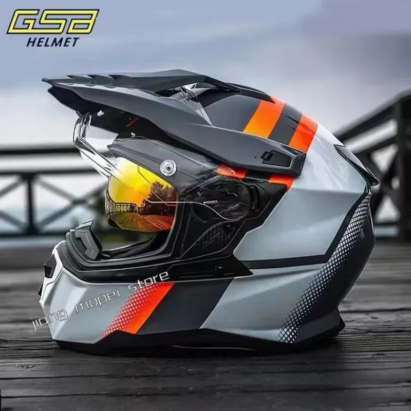 Full-Helmet-Locomotive-Four-Seasons-Helmets-Headwear-GSB-Xp-22-New-Off ...