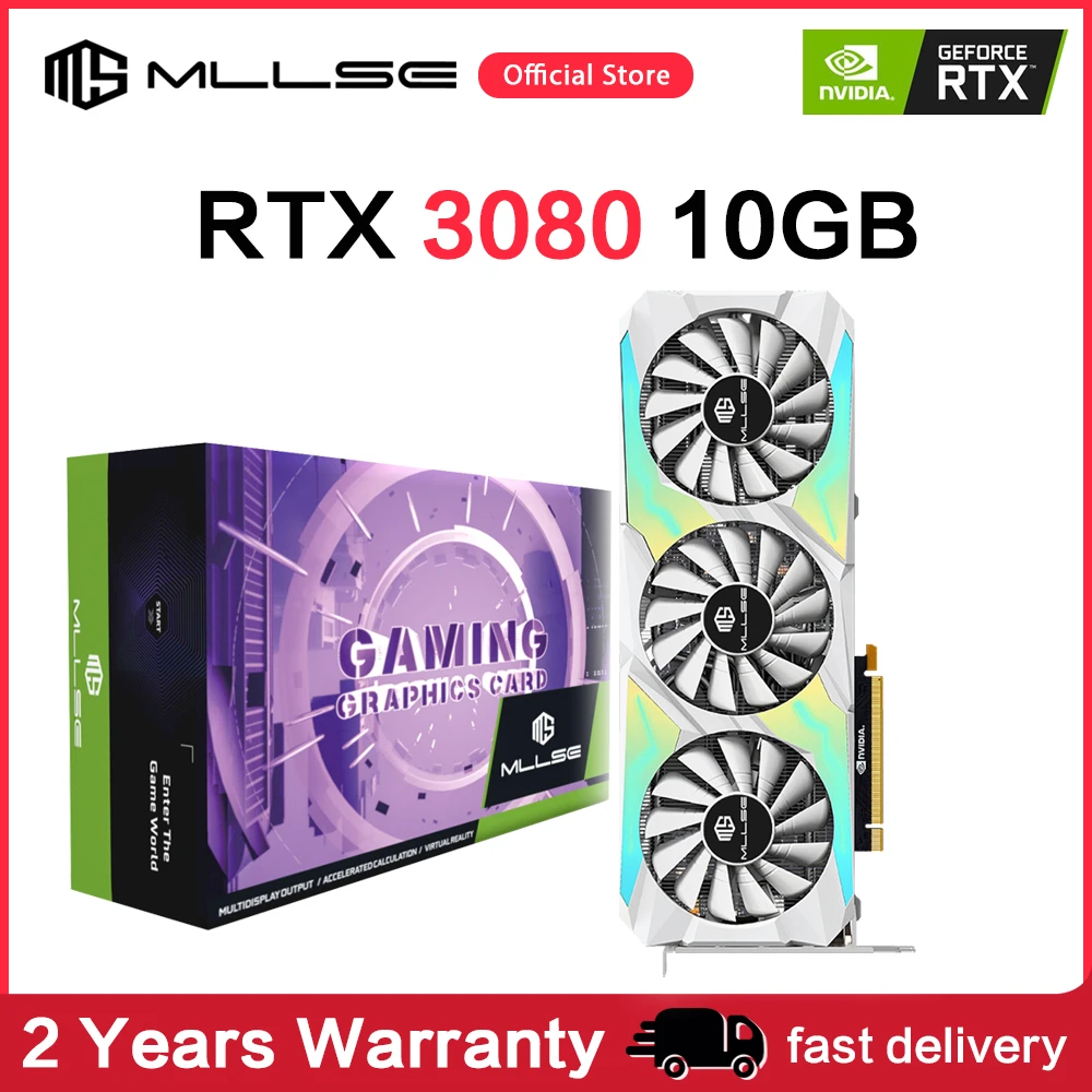 MLLSE RTX 3080 10GB NVIDIA Game NVIDIA GPU 8Pin+8Pin GDDR6X 320bit HDMI ...