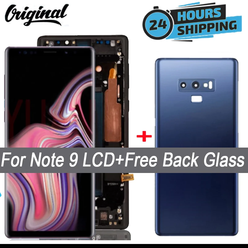 100% Original 6.4” AMOLED LCD for Samsung Galaxy Note 9 Note9 N960D ...