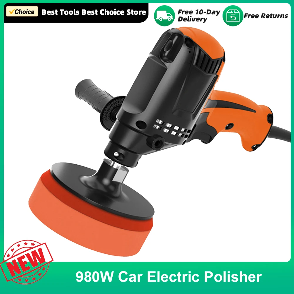 980W-Car-Electric-Polisher-Six-Gears-Adjustable-Speed-Multifunctional ...