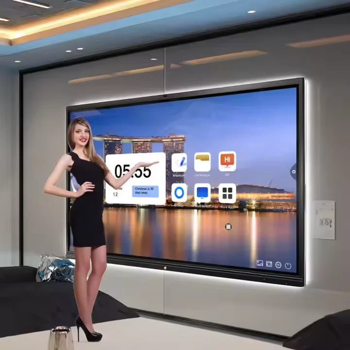 ODM 4K LCD Digital Interactive Smart Board For School Teaching Pen ...