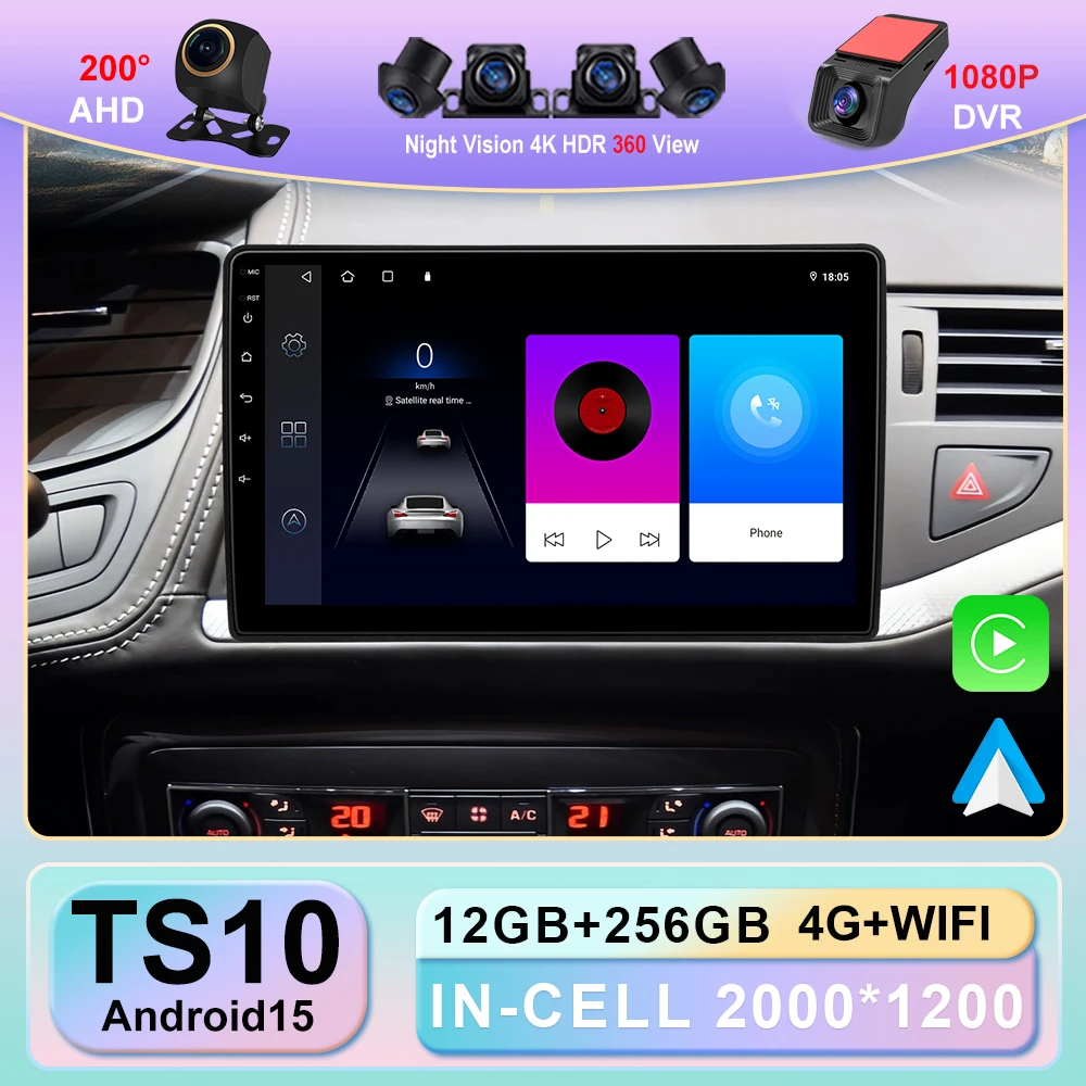 Android 15 Car Radio For Citroen C5 2 2008 - 2017 Auto Player Carplay ...