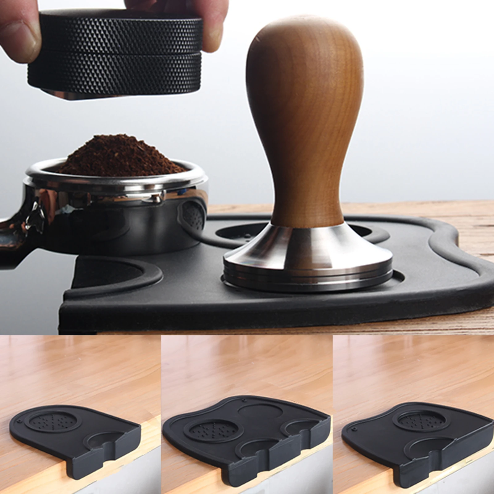Coffee Bar Mat Buy S/M Barista Coffee Espresso Portafilter Tamper ...
