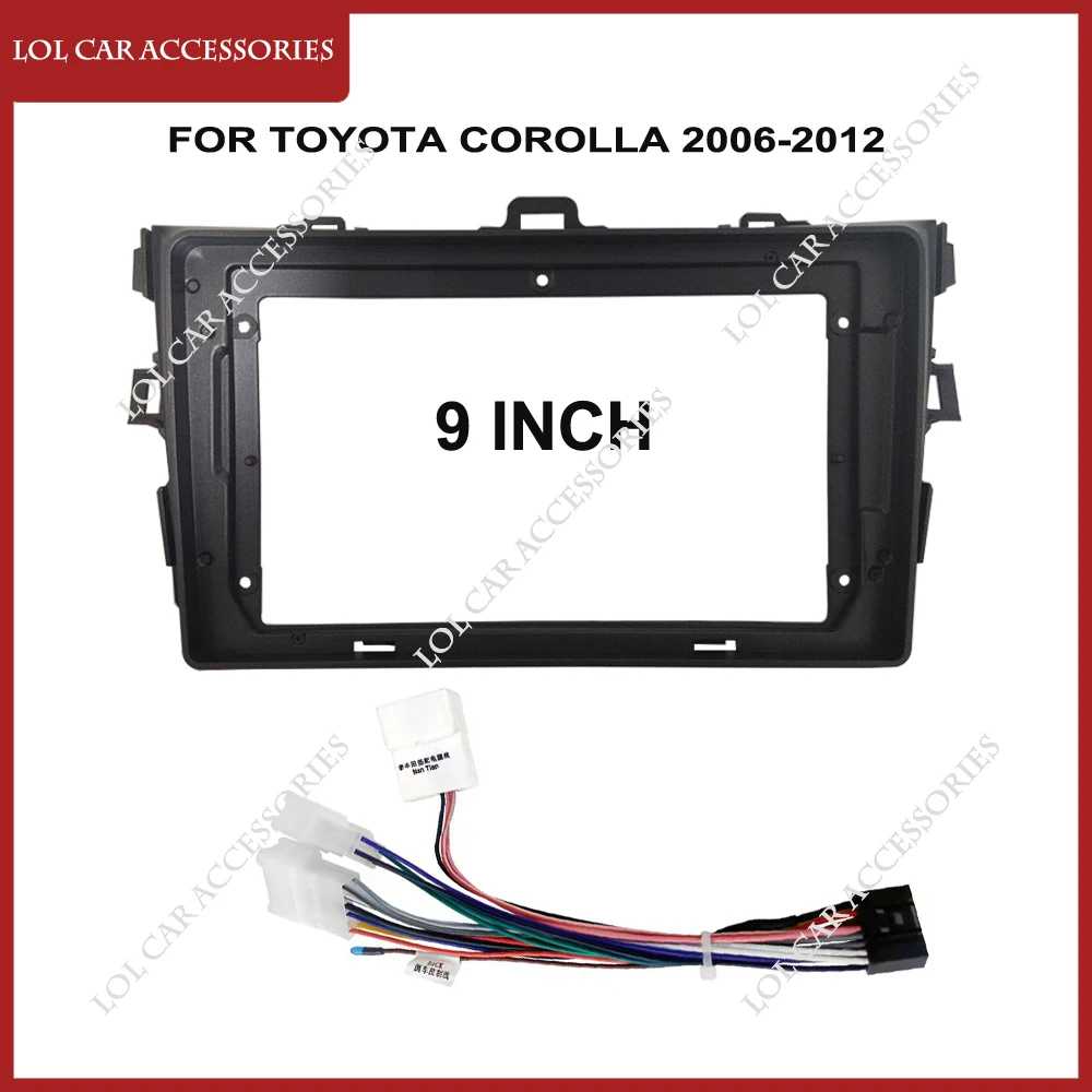 LCA-9-Inch-Fascia-For-Toyota-Corolla-2006-2012-Car-Radio-Android-MP5 ...