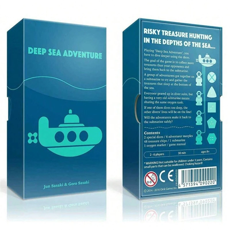 Deep-Sea-Adventure-Game-Cartas-Party-Board-Games-Reuni-o-familiar ...