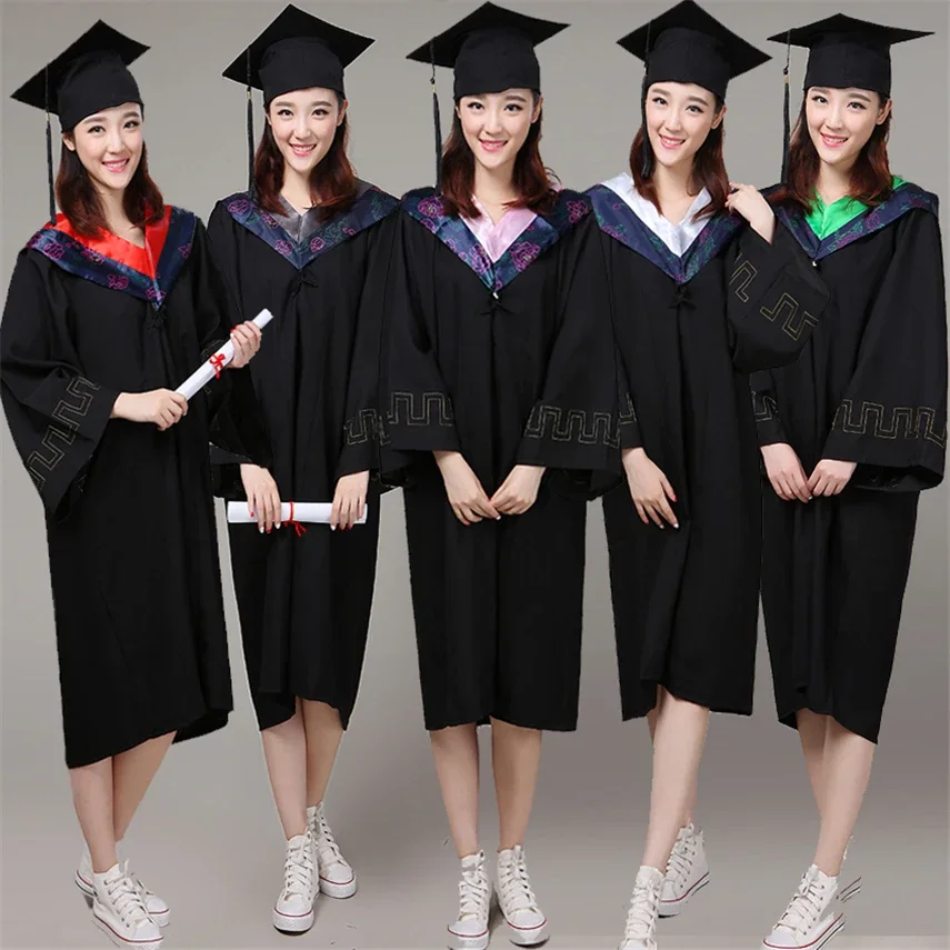 6-Style-University-Graduation-Gown-Student-High-School-Uniforms-Class ...
