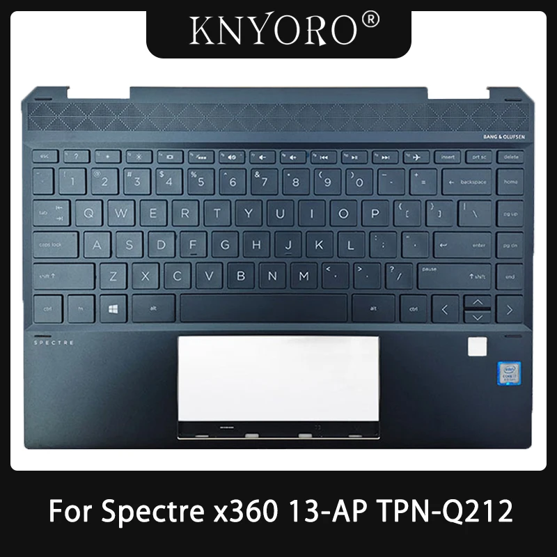 Original Laptop Us Keyboard For Hp Spectre X360 13-ap Tpn-q212 Palmrest ...