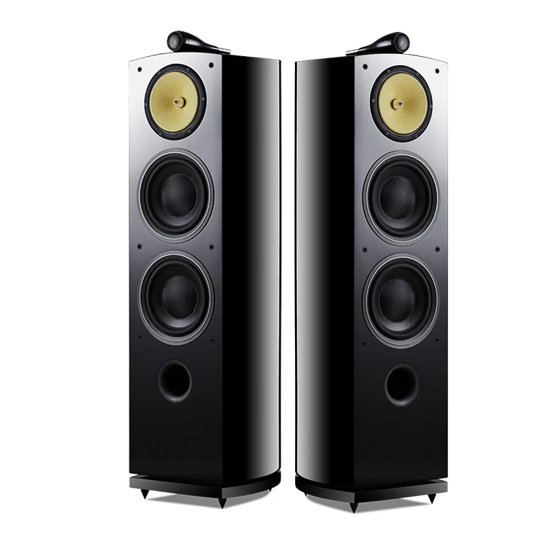 M-008 Double 8-inch Log Hifi Three-way Floor Speaker Nautilus ...