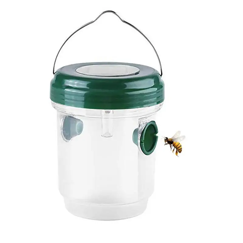 Solar-Powered-LED-Light-Outdoor-Wasp-Trap-Fruit-Fly-Capture-Pomar ...