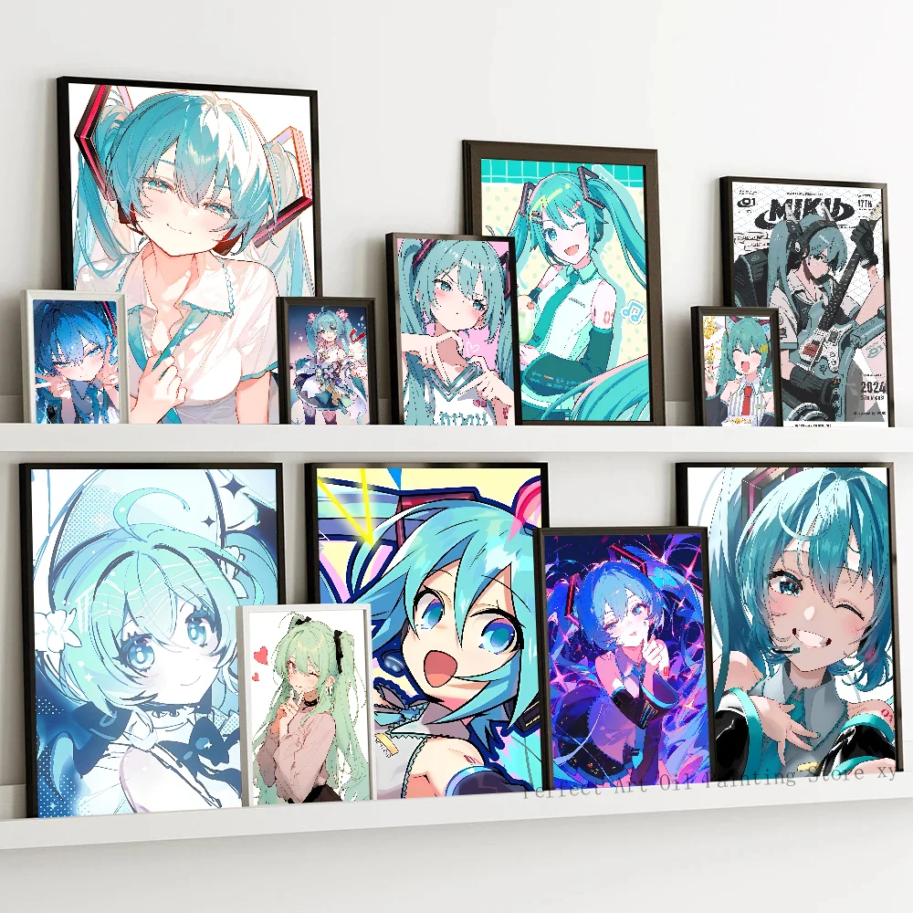 Hatsune Miku Poster Paper Printing Home Living Room Entrance Restaurant ...