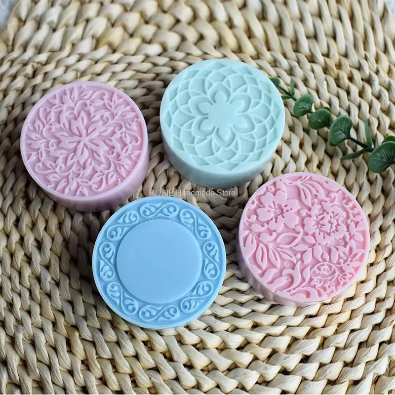 3D-Handmade-Silicone-Soap-Molds-4-Flower-Types-Bar-Making-Mould-Tools ...