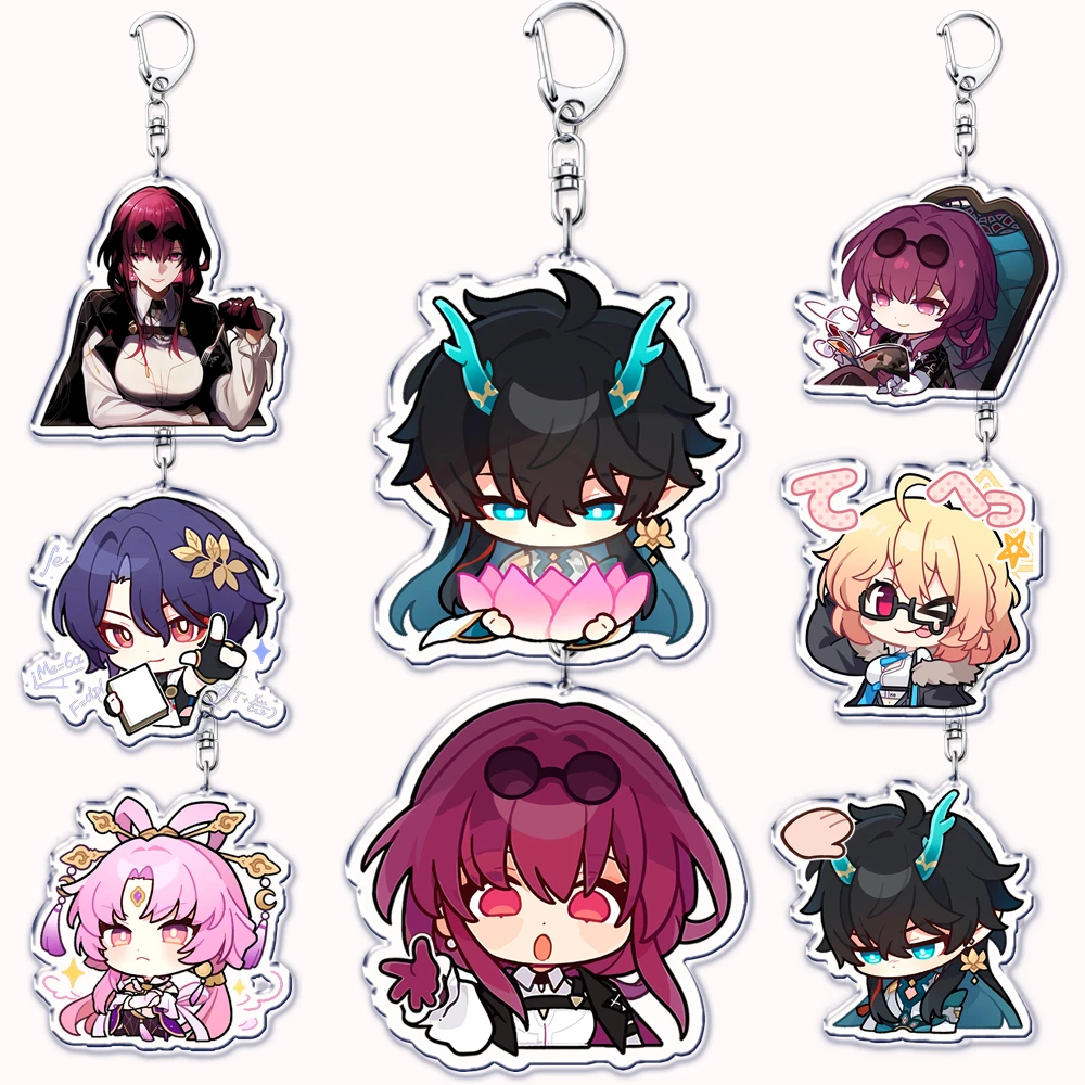Cute-Honkai-Star-Rail-Keychain-for-Accessories-Bag-Impact-3rd-Hsr-Kafka ...