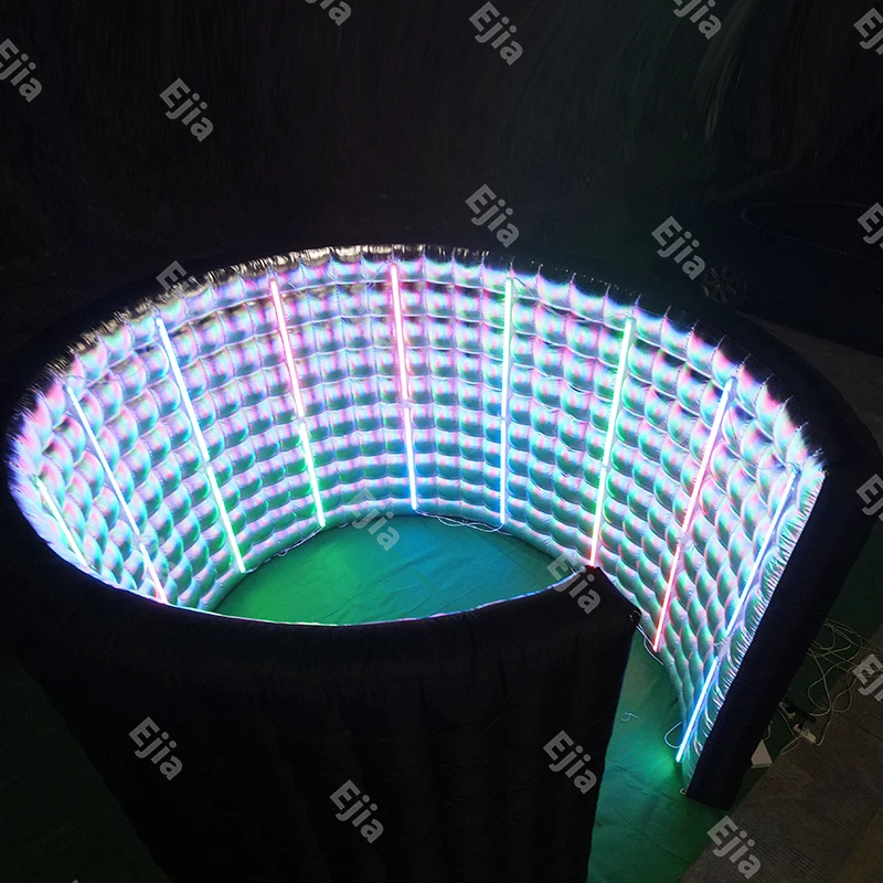10Ft/13Ft 360 Photo Booth Enclosure LED Strip Lights for Party Event ...