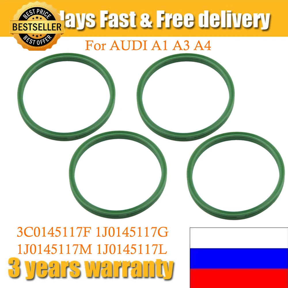 4Pcs-For-AUDI-A1-A3-A4-Intercooler-Turbocharger-Pipe-Sealing-Hose-O ...