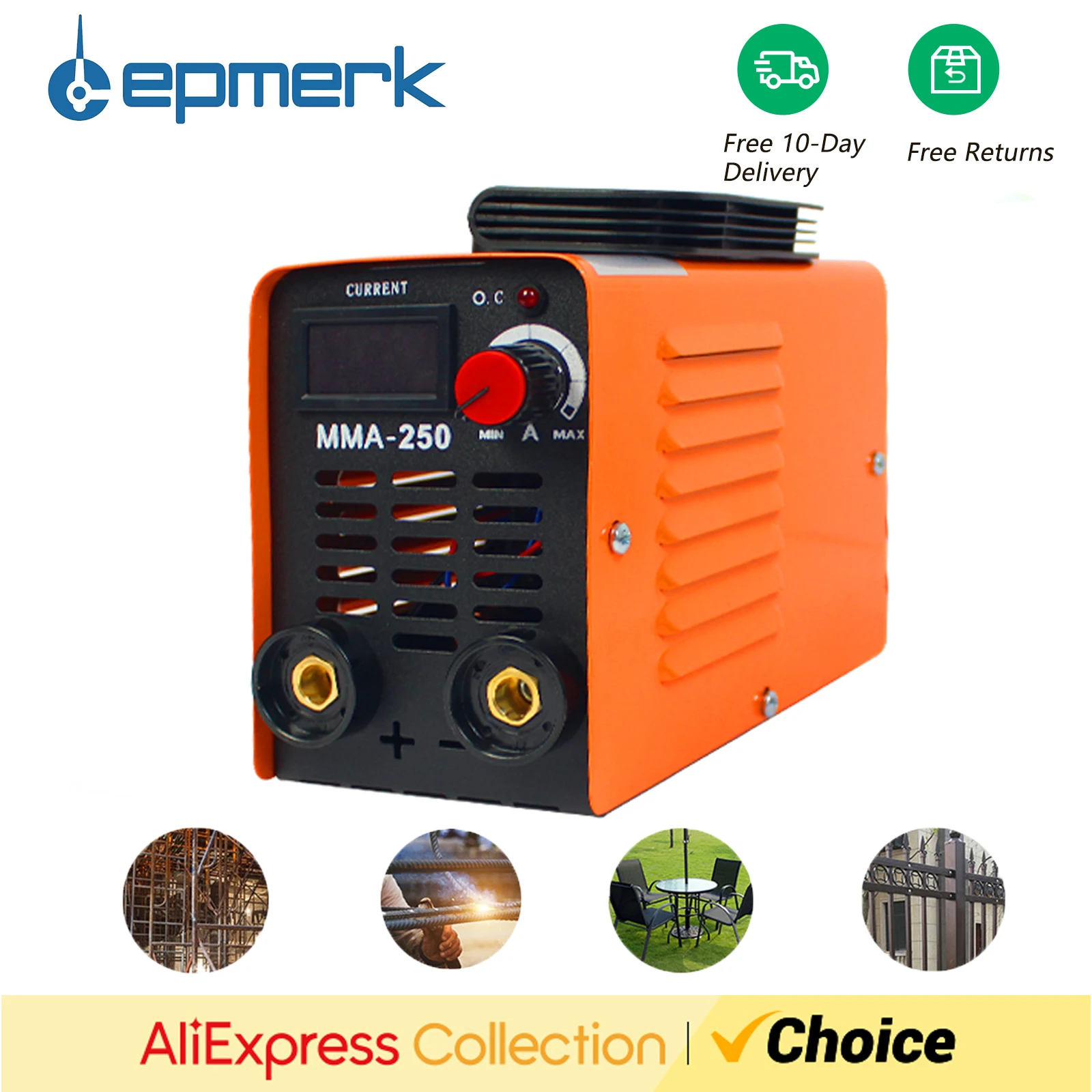 MMA-Electric-Welding-Machine-4KW-20-250A-Adjustable-Home-Mini-Welding ...