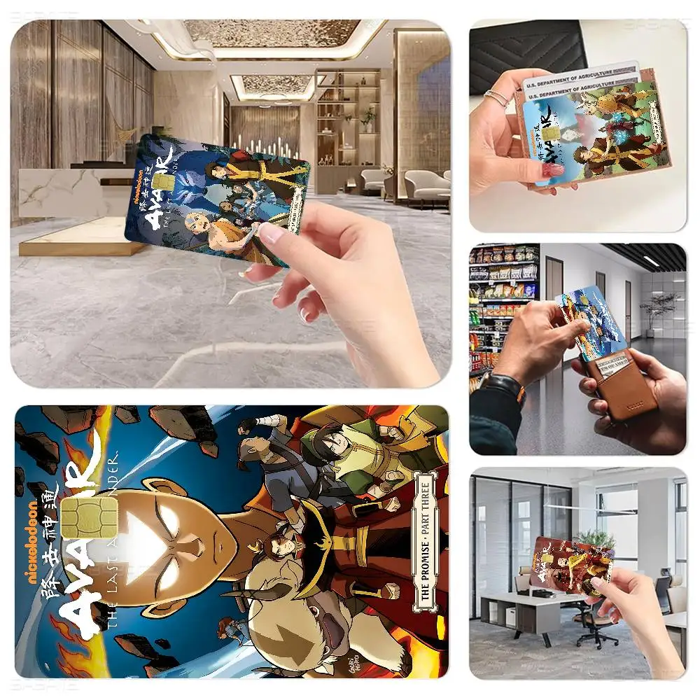 A-AvatarS The Last A-Airbender Anime Diy Credit Debit Card Sticker ...