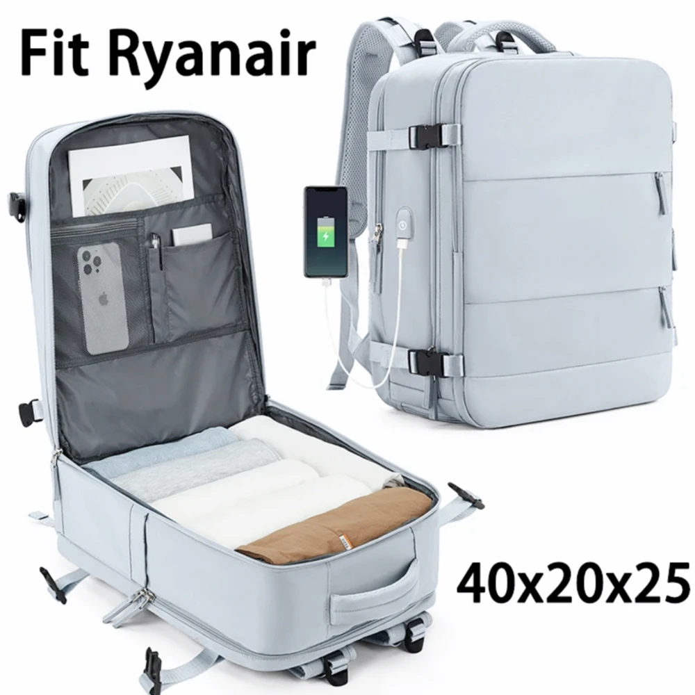 Cabin-Bag-45x36x20-Backpack-40x20x25-Ryanair-Carry-Ons-Women-Men ...