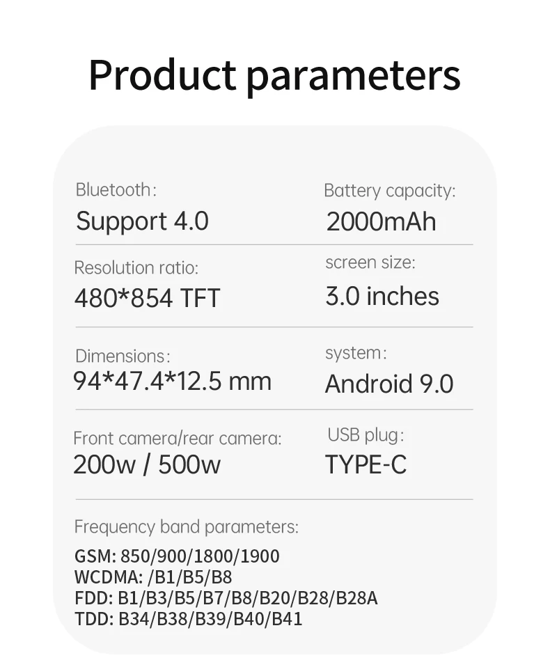 SOYES XS15 Pro 3.0 Inch 4G Mini Smartphone Android 9 Dual Sim Face ID ...