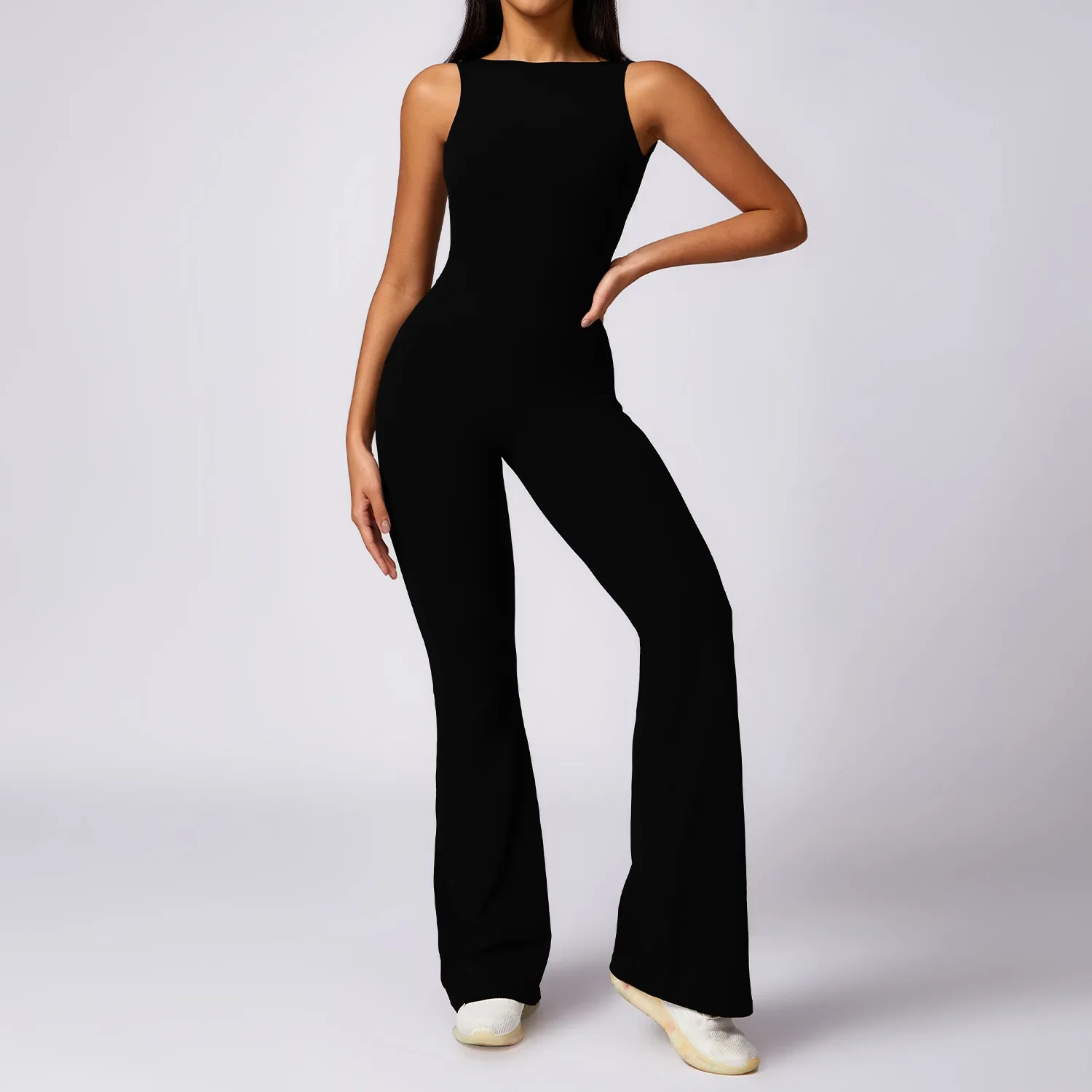 Hollow-Out-Backless-One-Piece-Yoga-Jumpsuit-Women-Sport-Sleeveless ...