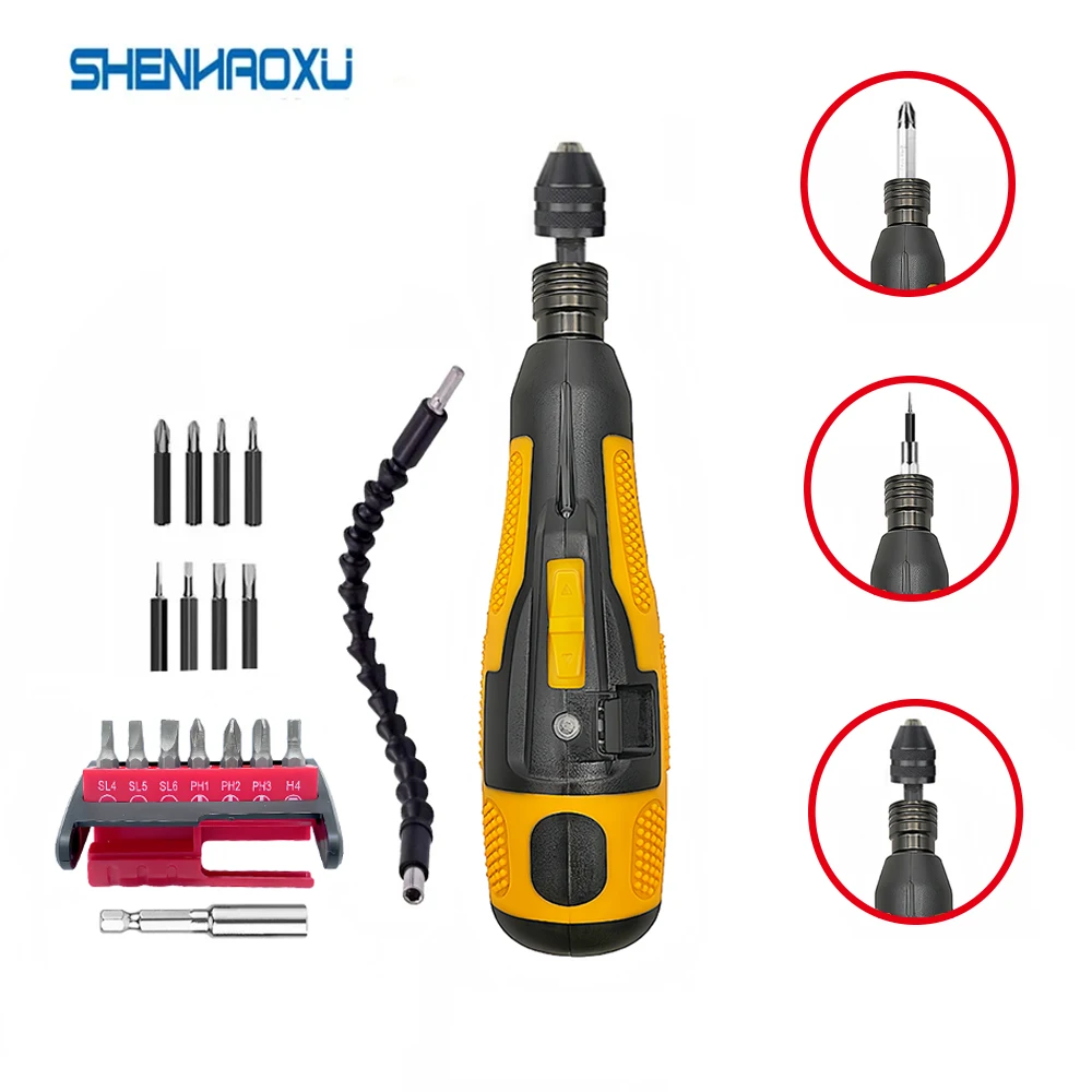Cordless-Electric-Screwdriver-USB-Hybrid-Screwdriver-Drill-Rechargeable ...