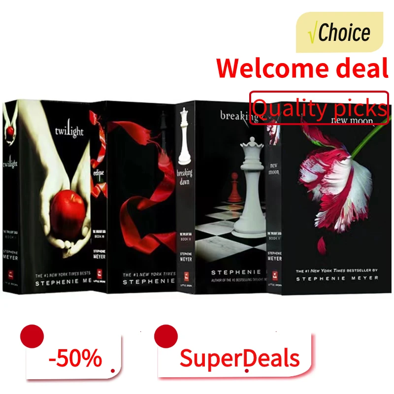 The-Twilight-Saga-Volume-1-4-juego-completo-de-novelas-en-ingl-s-libros ...