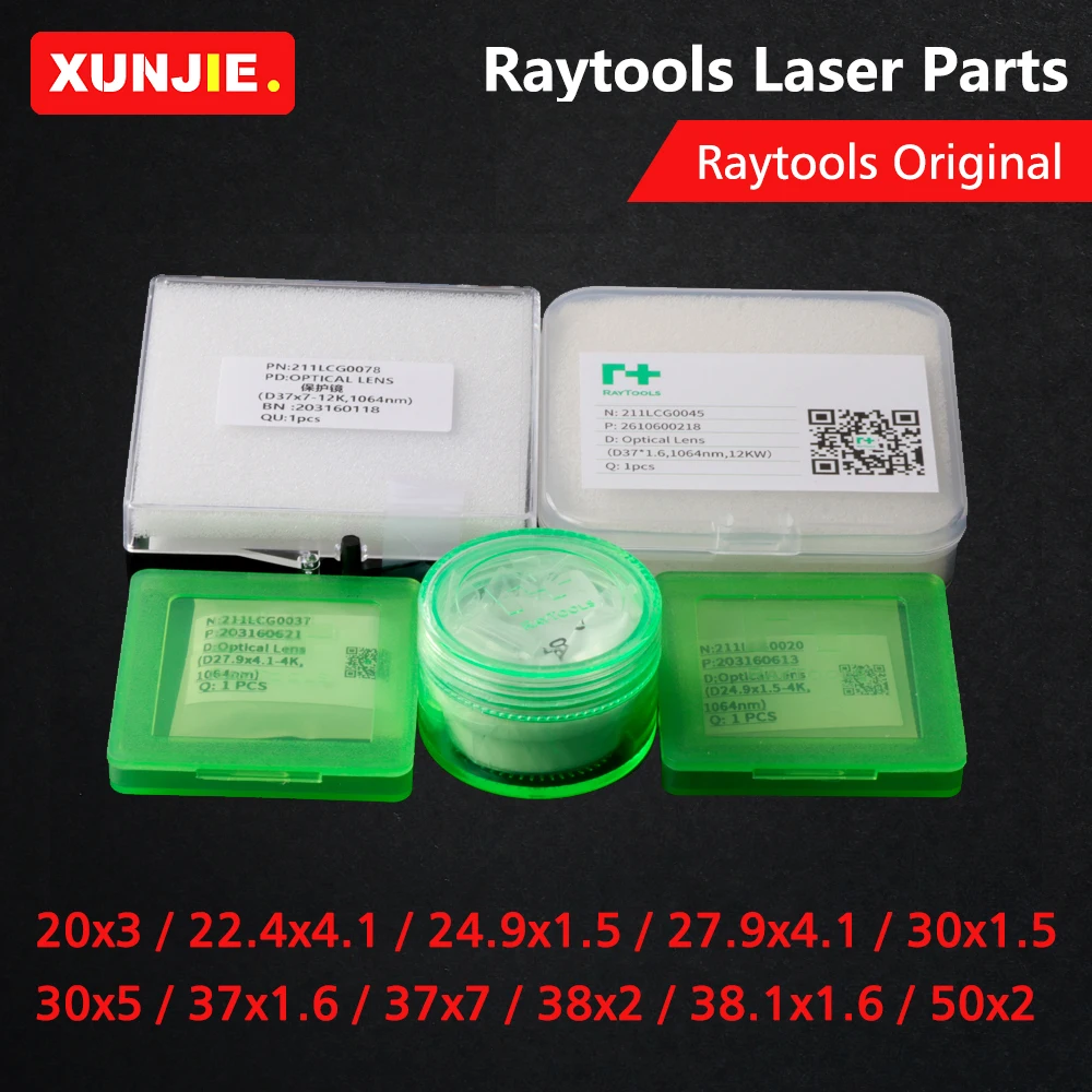 Raytools-Original-Laser-Lens-27-9-4-1-24-9-1-5-211LCG0037-211LCG0020-37 ...