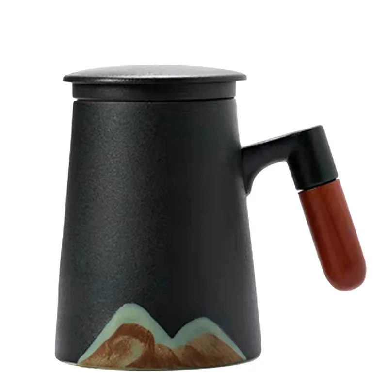 Japanese-Ceramic-Mug-Tea-Cup-with-Lid-and-Tea-Infuser-Coffee-Cups ...