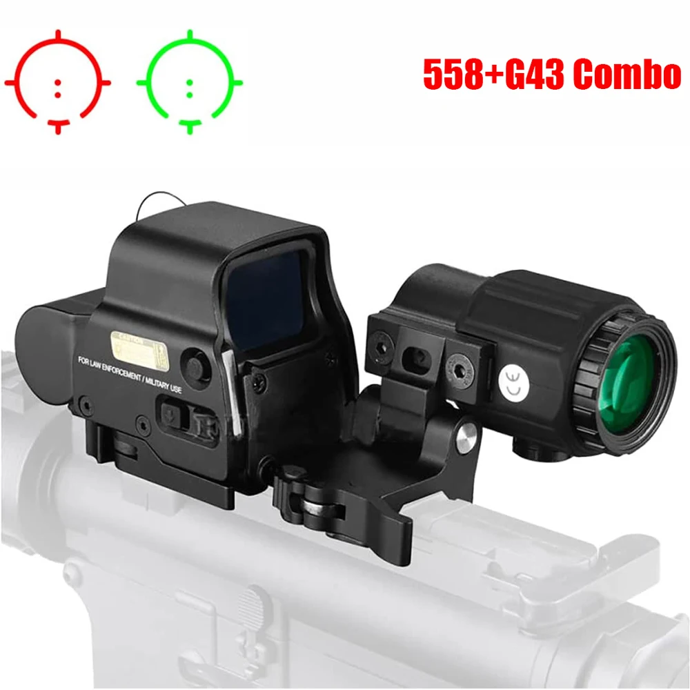 558-G43-Optics-Holograhic-Sight-G43-Magnifier-EXPS3-558-Green-Red-Dot ...