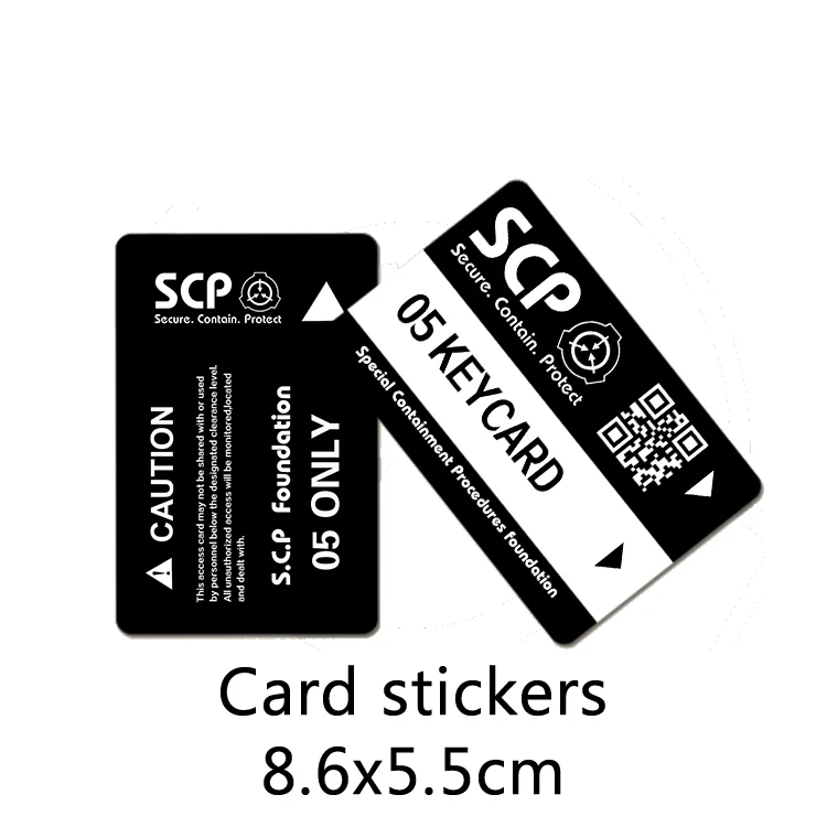 Foundation Card Stickers | Scp Foundation Passcode | Scp Foundation ...