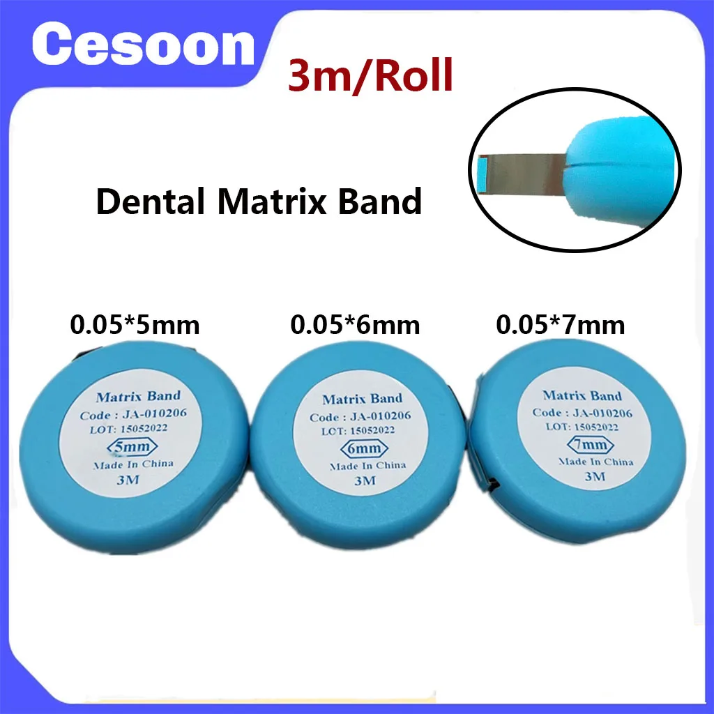 Cesoon-3m-Roll-Dental-Matrix-Band-Stainless-Steel-Matrice-Bands-Teeth ...