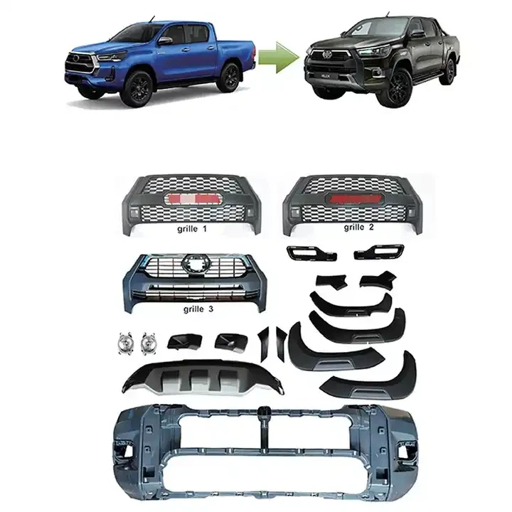 High-Quality-Car-Modification-Parts-Upgrade-Body-Kit-For-21REVO-To ...