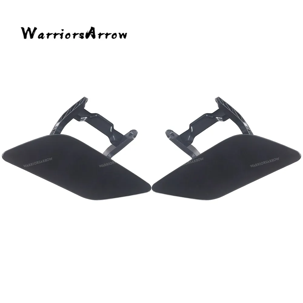 Pair Front Lh Rh Bumper Headlamp Washer Cover Unpainted For Mercedes ...