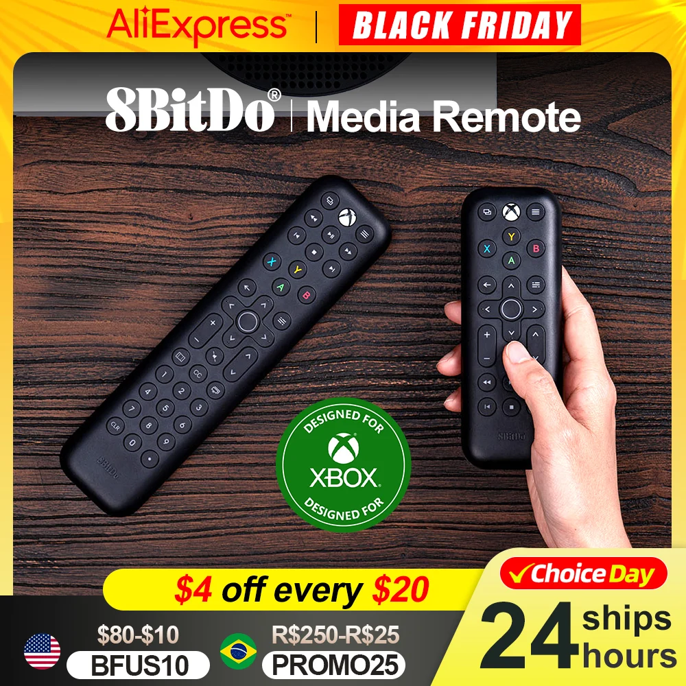 8bitdo-Media-Remote-para-Xbox-One-Xbox-Series-X-Xbox-Series-S-Control ...