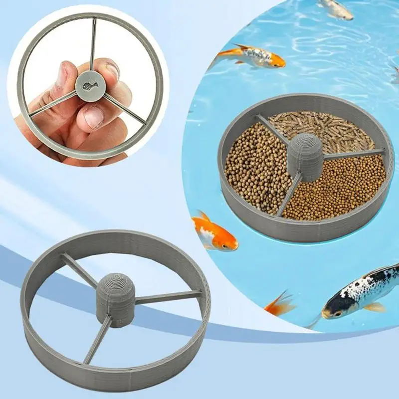 Feeding Ring for Fish Tank Floating Food Feeder 3D Printed Automatic ...
