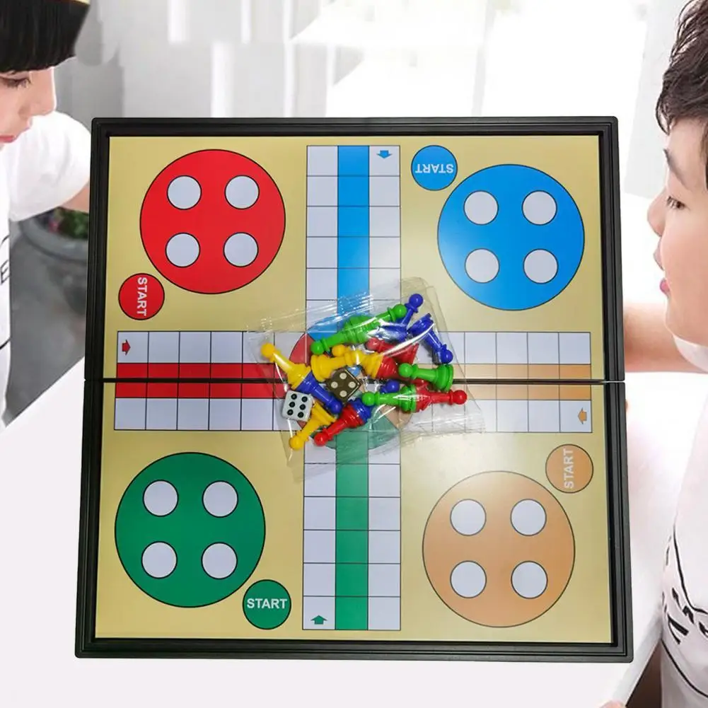 Ludo-Board-Game-Lightweight-Ludo-Game-Plastic-Multiuse-Simple-Portable ...