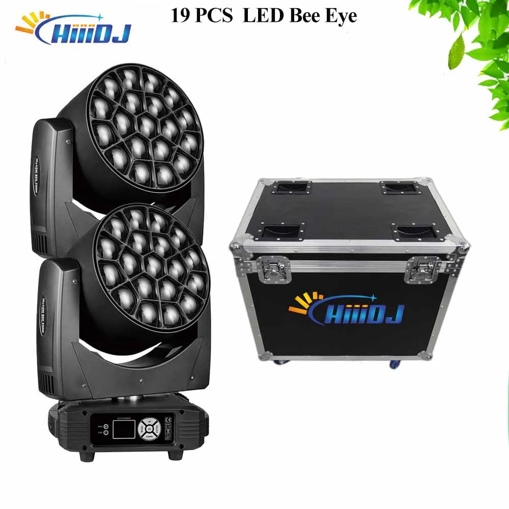 1-2pcs-Bee-Eye-19x15W-19x40W-Led-Moving-Head-Beam-Rgbw-Quad-4In1LED ...