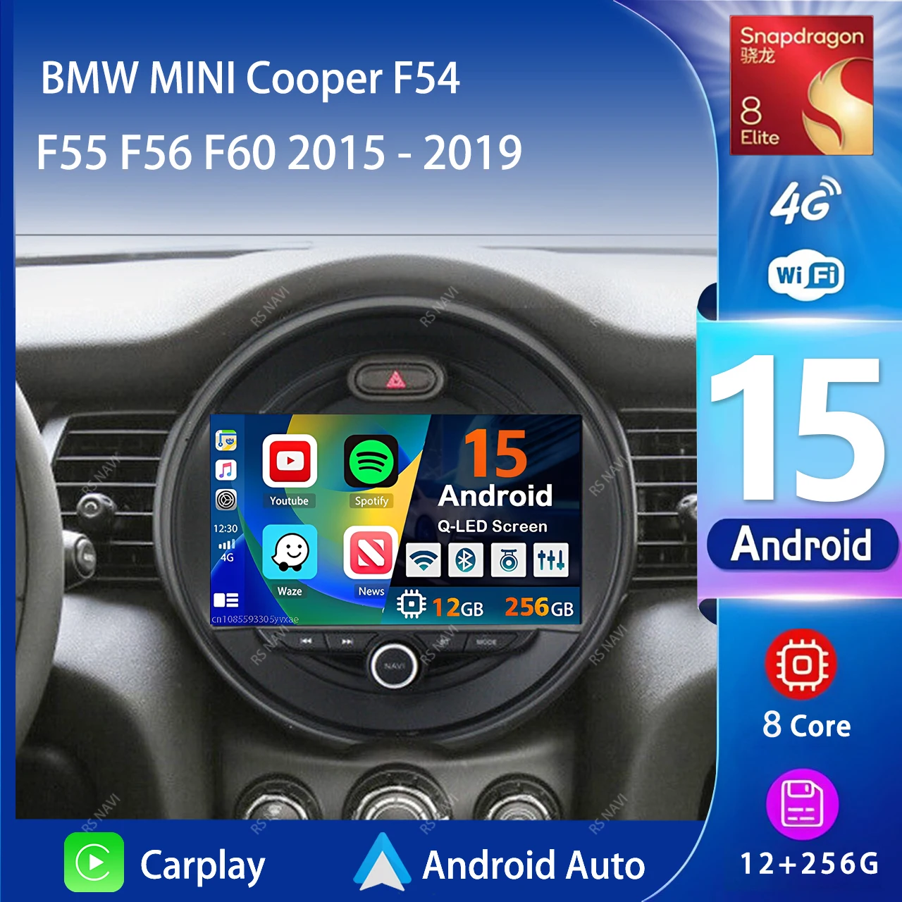 Android 15 Carplay Auto 2K Bildschirm Auto Radio Multimedia Player Für ...