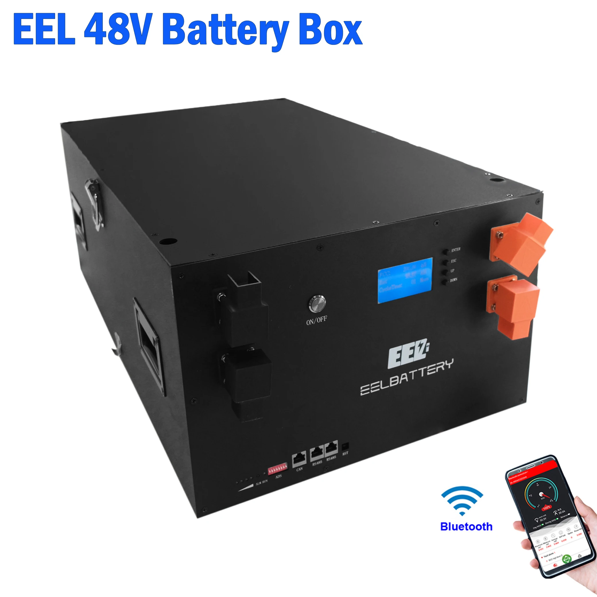 EEL LiFePO4 caja de batería para bricolaje, caja de baterías Solar, 48V ...
