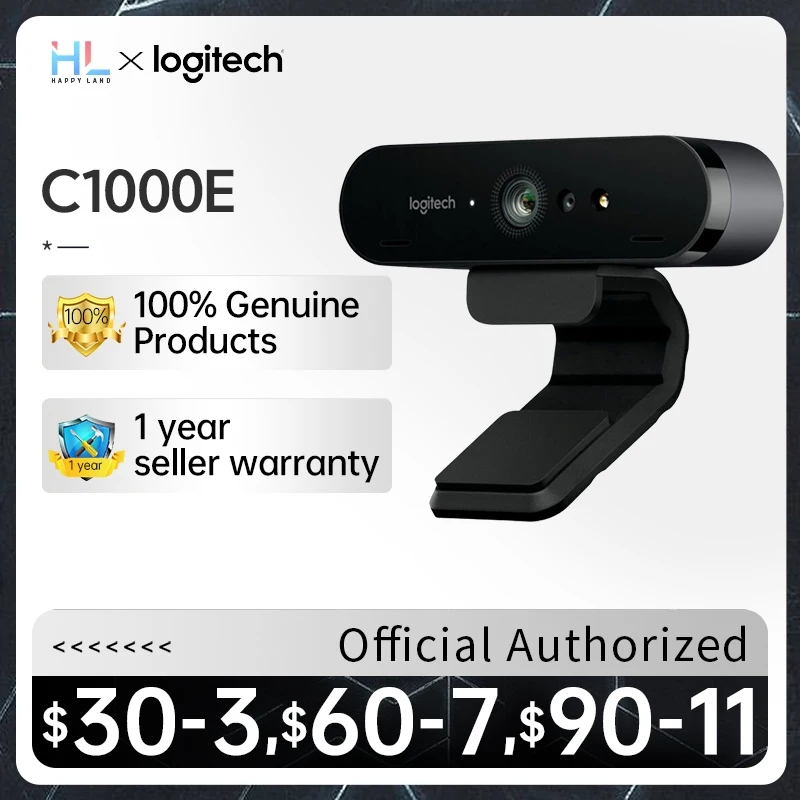 Logitech Brio C1000e 4k Hd Webcam | Logitech Brio Stream Webcam ...
