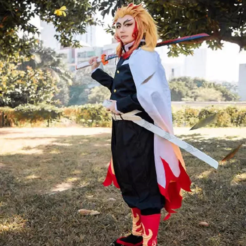 Anime-Rengoku-Kyoujurou-Cosplay-Kimono-Demon-Slayer-Cosplay-Costume ...