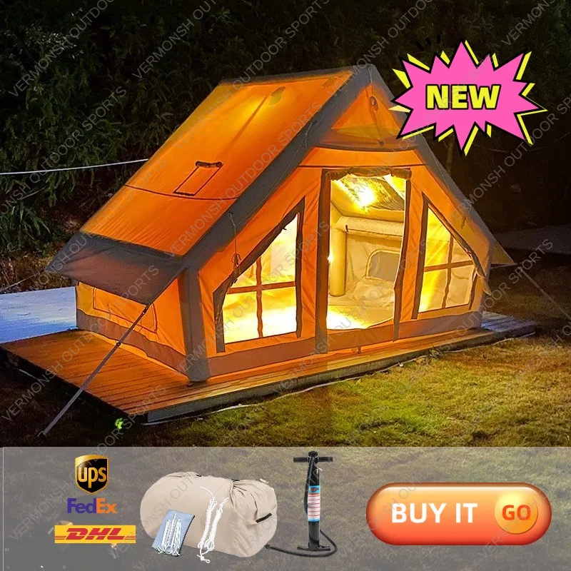 Automatic-Inflatable-Camping-Tent-Waterproof-Air-tight-Glamping-House ...