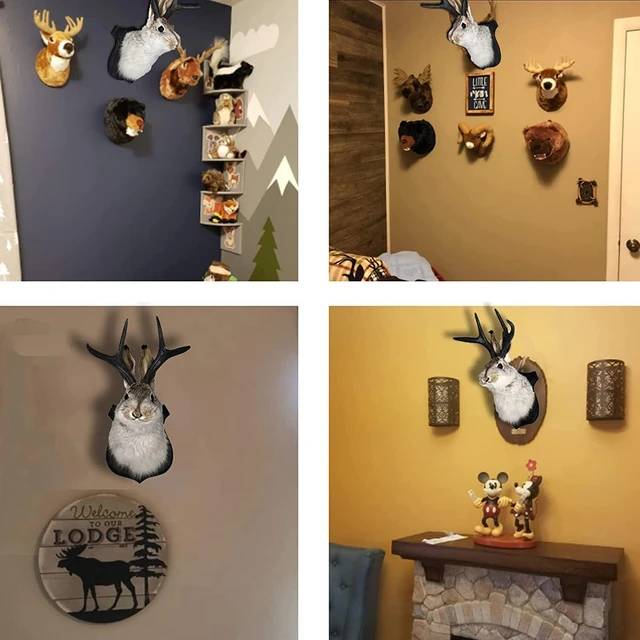 Mounted Animal Heads Art