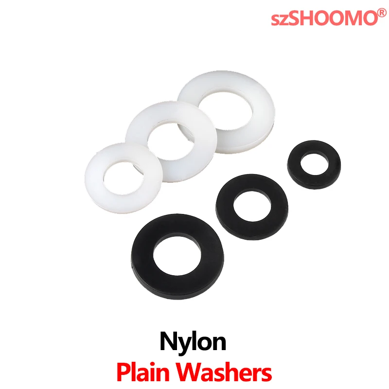 Rubber Plain Washers Nylon Gasket, Thick Insulating Flat Gasket, Soft ...