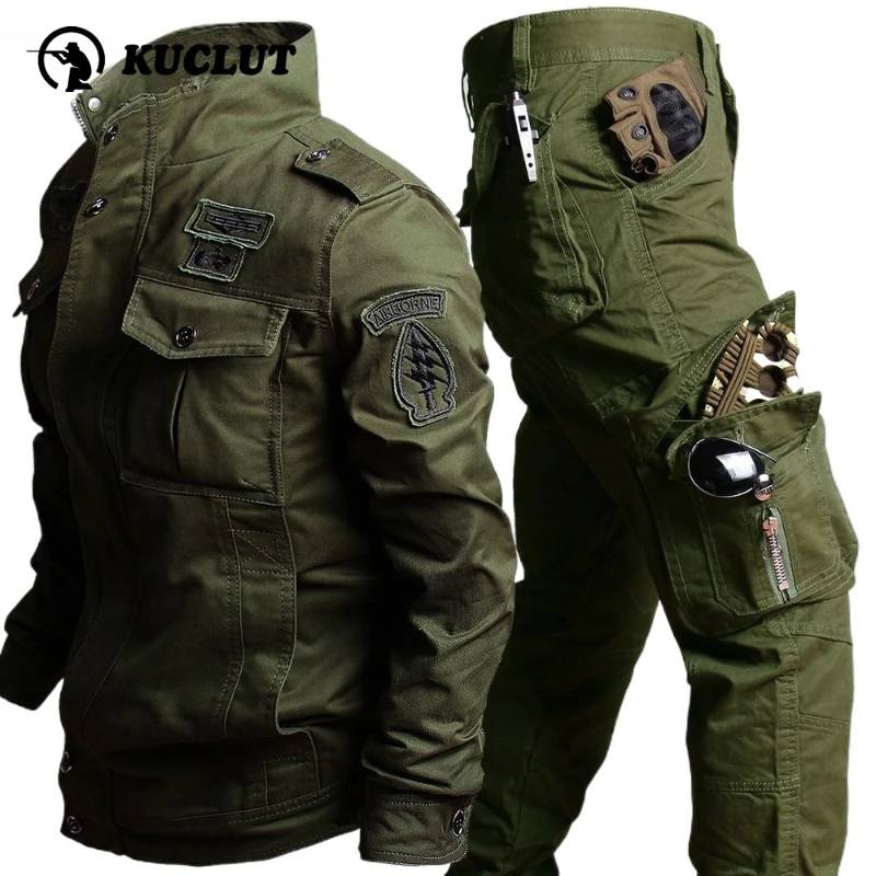 Outdoor Tactical Workwear Suit Special Forces Multi Pocket Training ...