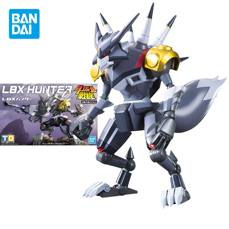 Bandai original guerra lbx hunter anime figura de ação conjunto modelo ...