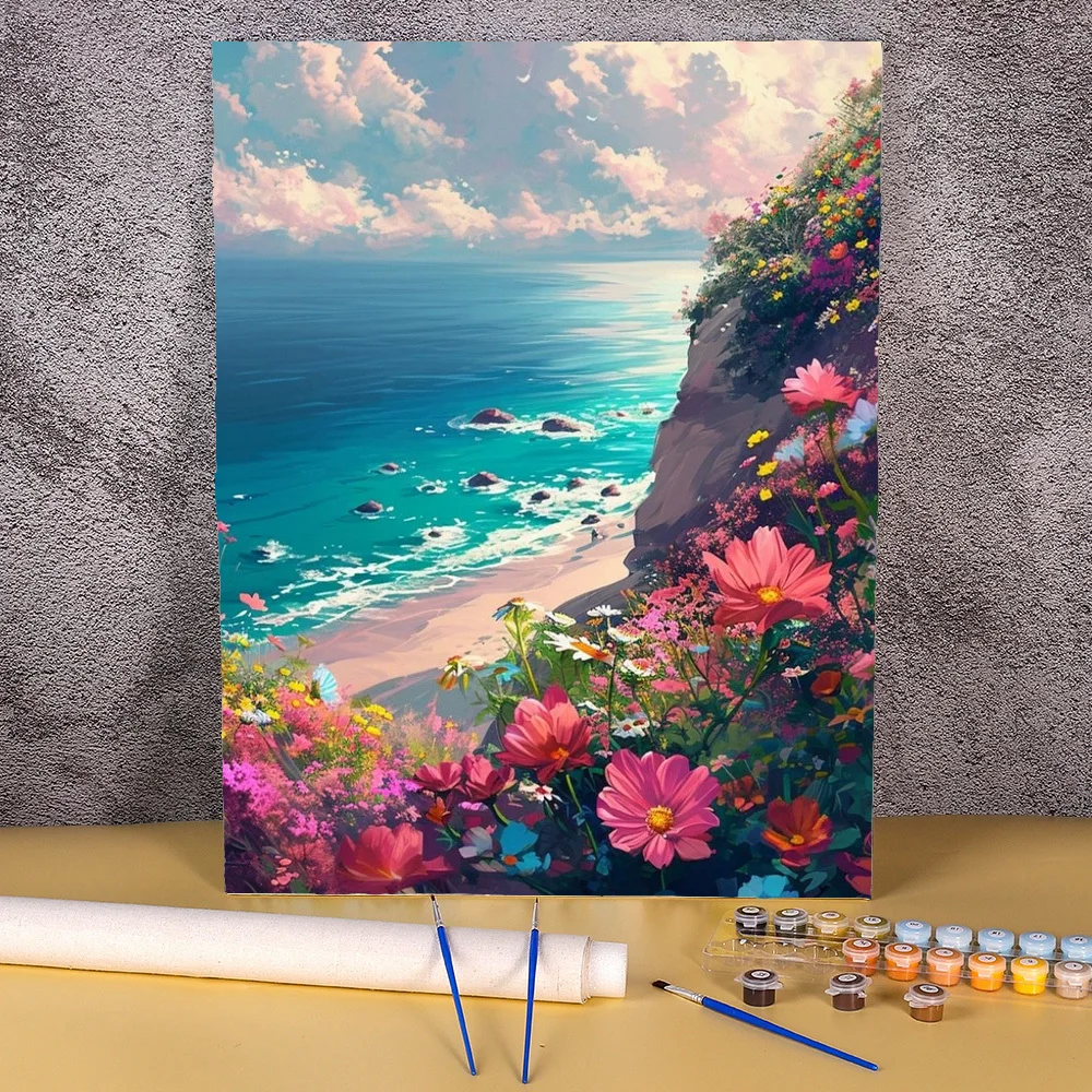 Painting-By-Number-50x70cm-Scenery-Paint-By-Number-Kits-For-Adults-Diy ...
